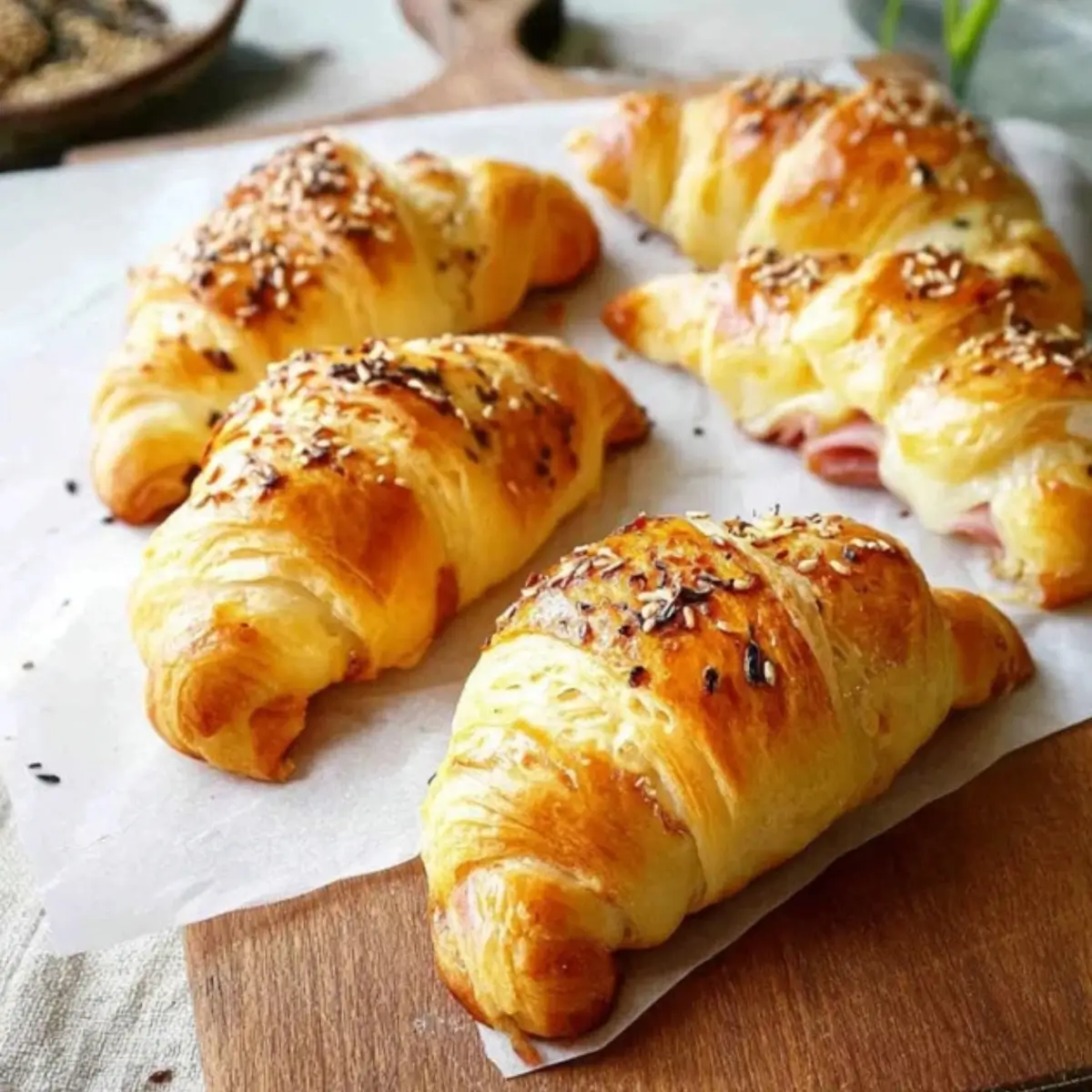 Schinken Käse Hörnchen – 5 einfache Varianten - Muma’s Kitchen