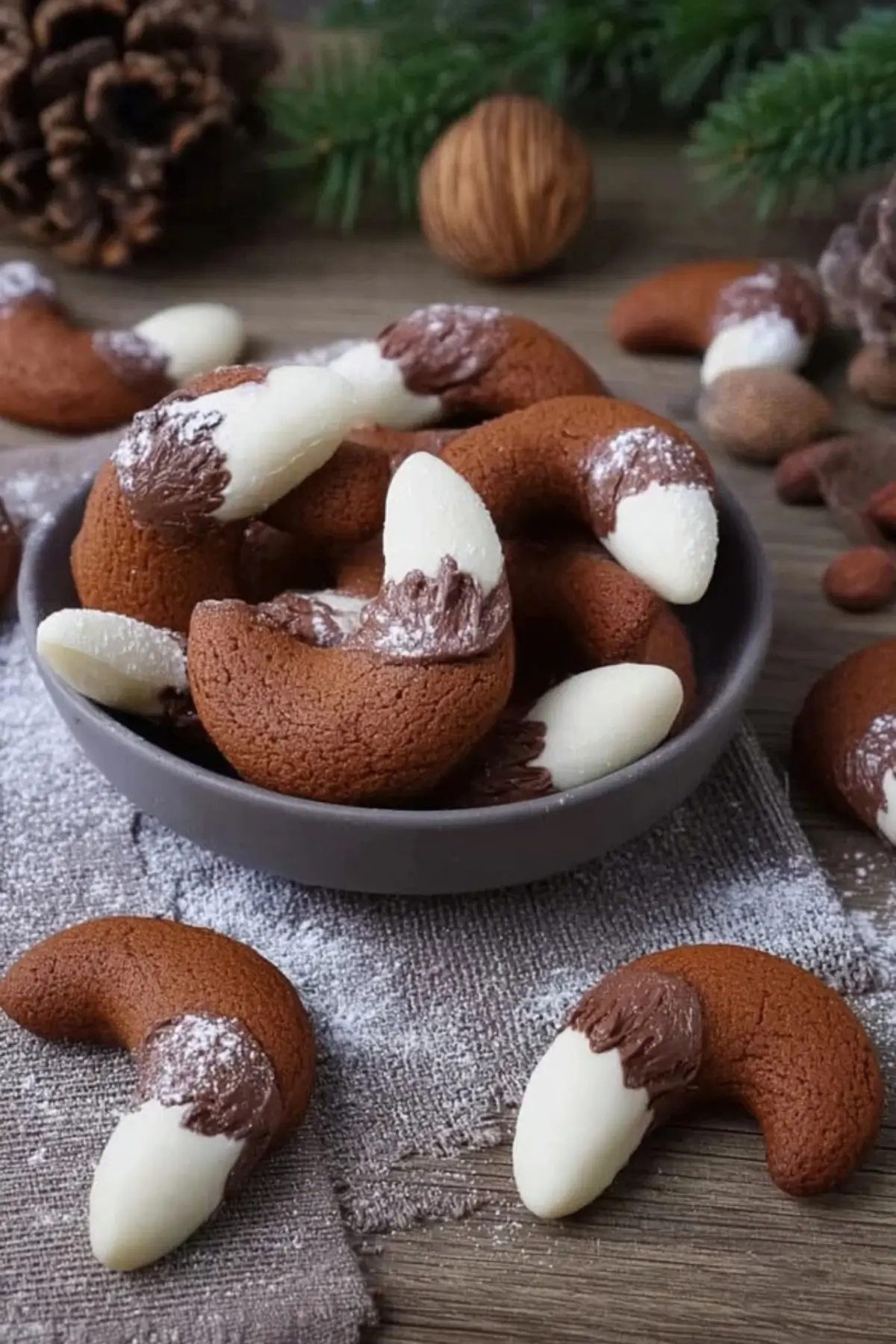 Nougat-Kipferl – das unwiderstehlich schokoladige Weihnachtsgebäck ...