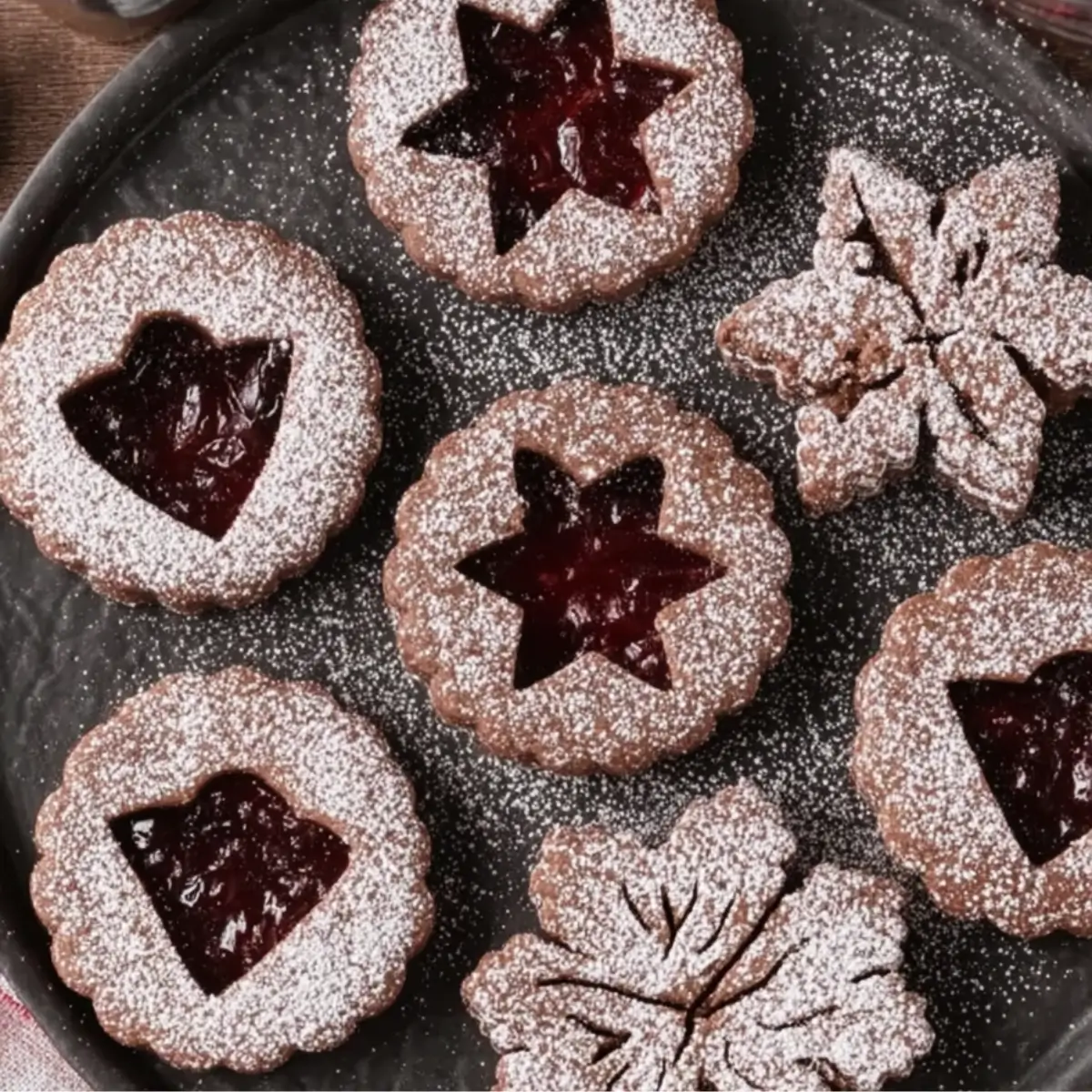 Omas Linzer Plätzchen - Muma’s Kitchen