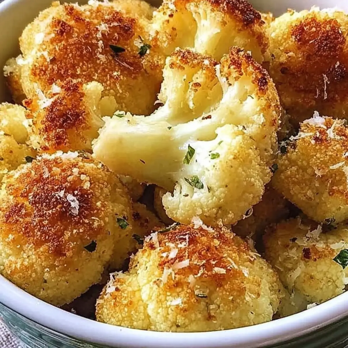 Parmesan Blumenkohl Bissen - Muma’s Kitchen