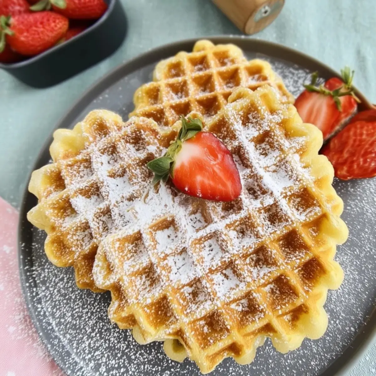 Rezept für Knusprige Waffeln – Die besten Waffeln aus dem Waffeleisen ...