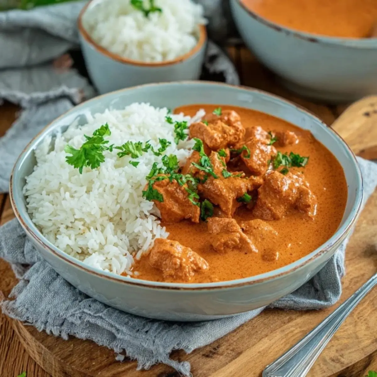 Butter Chicken mit Reis: Einfaches und cremiges Rezept wie aus Indien ...