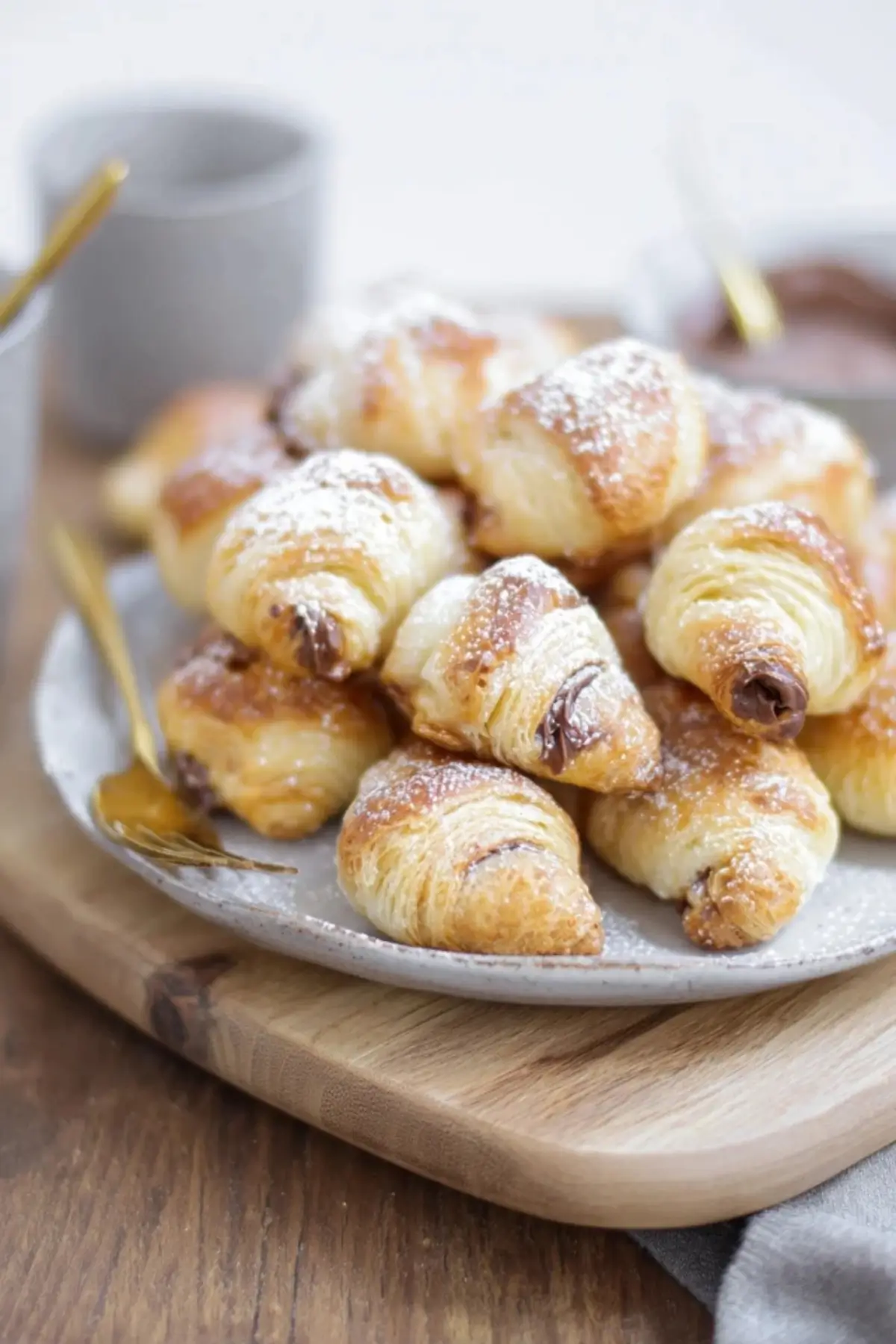 Mini Schoko Croissants mit Nutella – Einfach & Schnell gebacken - Muma ...