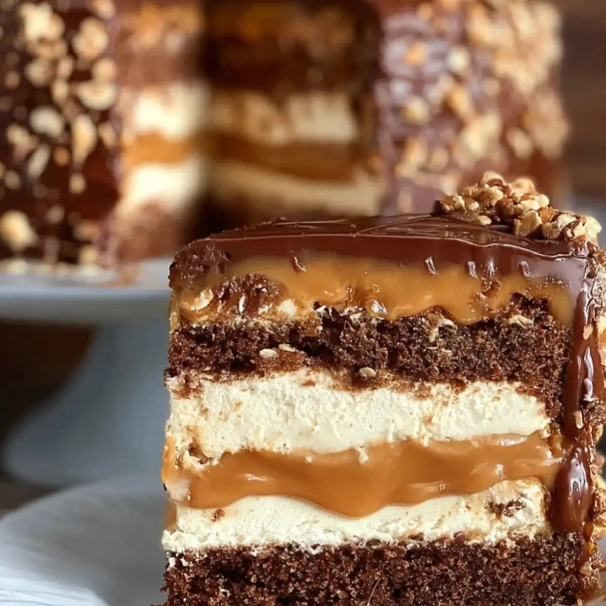 Snickers Torte – Bestes Rezept mit 4 Top-Tipps - Muma’s Kitchen