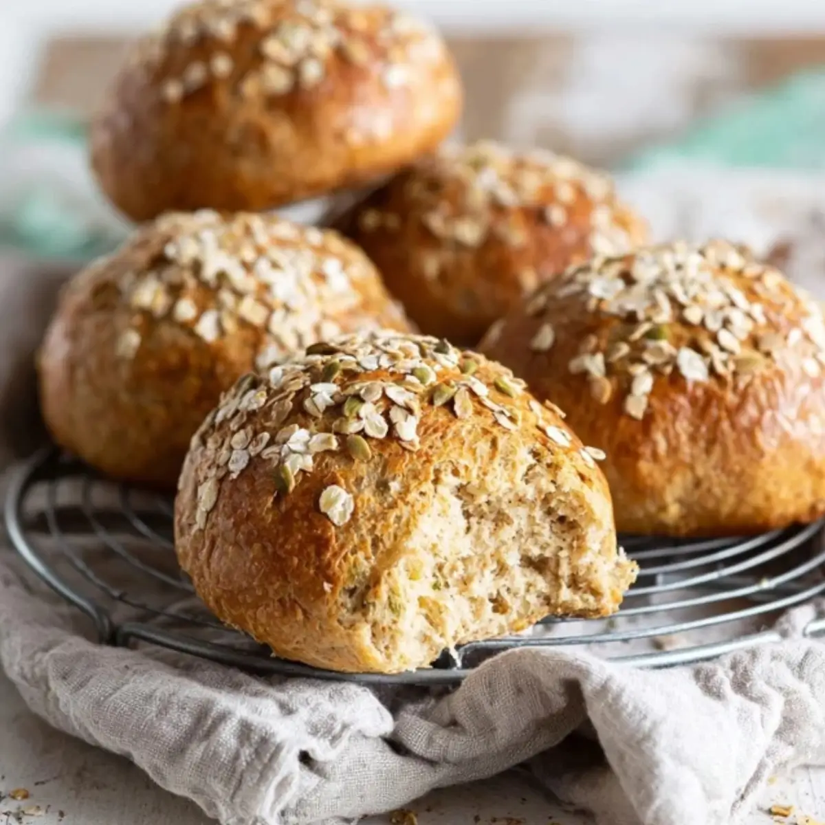 Haferflocken Brötchen ohne Hefe – Schnell, gesund & sättigend - Muma’s ...