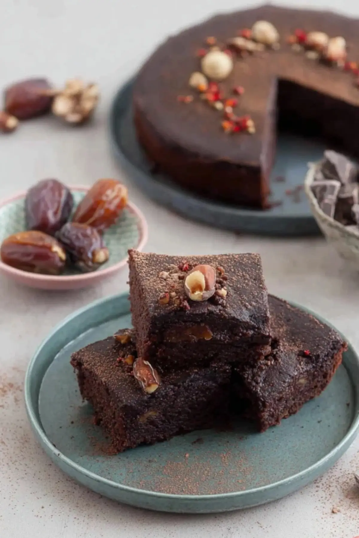 Saftiger Schoko Dattel Kuchen ohne Zucker – Gesundes Genussrezept ...