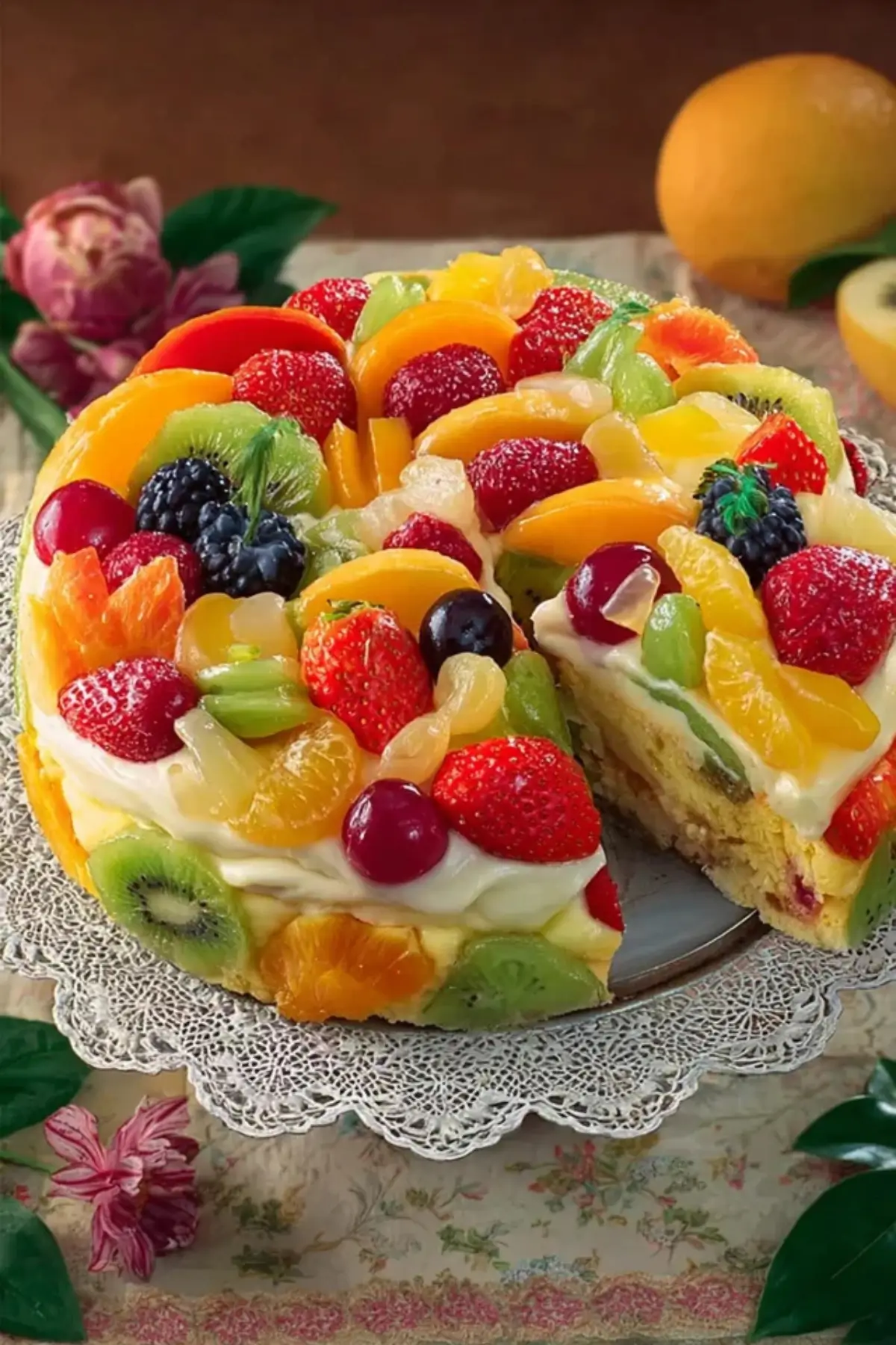 Tutti Frutti Torte – Einfaches Rezept mit Wow-Effekt - Muma’s Kitchen