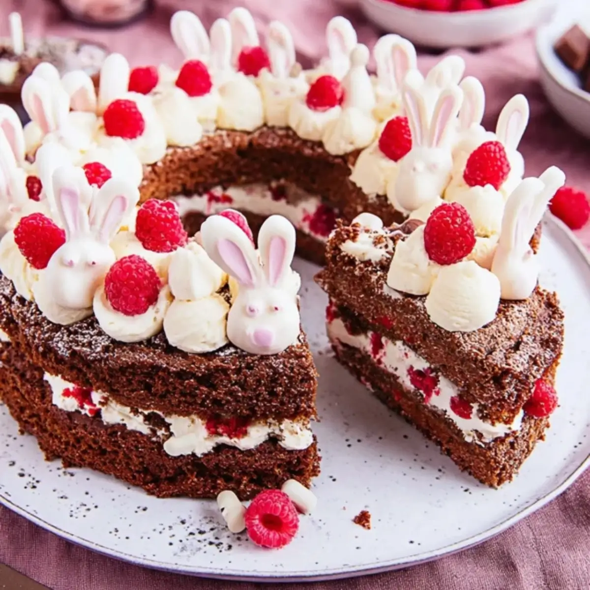 Ostertorte mit Himbeeren – Einfach & Cremig - Muma’s Kitchen
