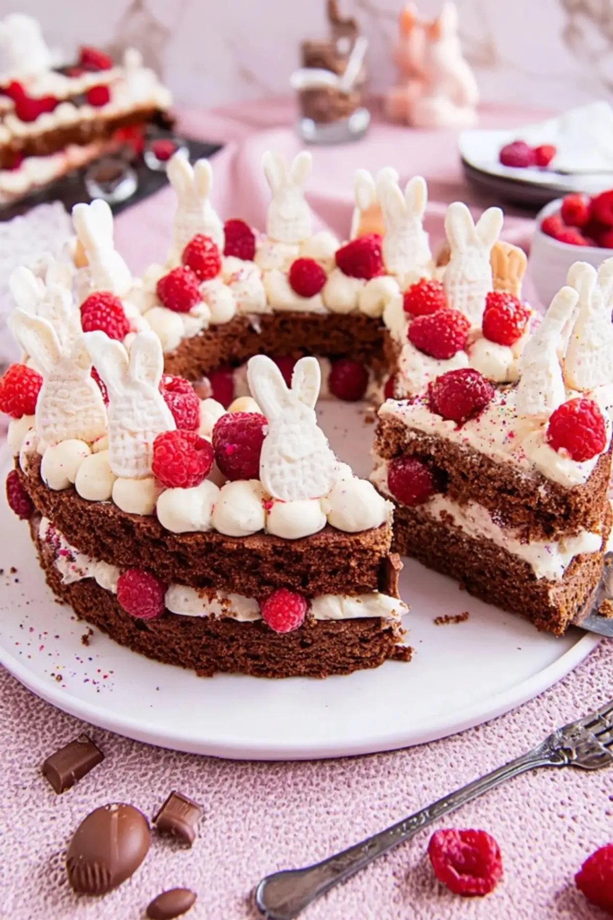 Ostertorte mit Himbeeren – Einfach & Cremig - Muma’s Kitchen